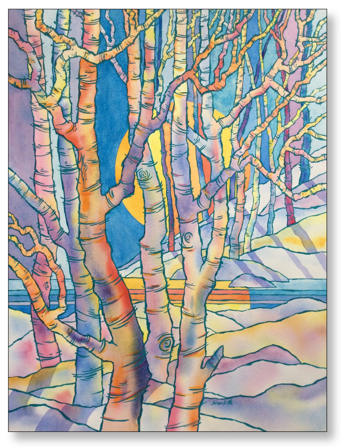 Blog #15 Branching Out - Susan Little Watercolour & Acrylic Paintings