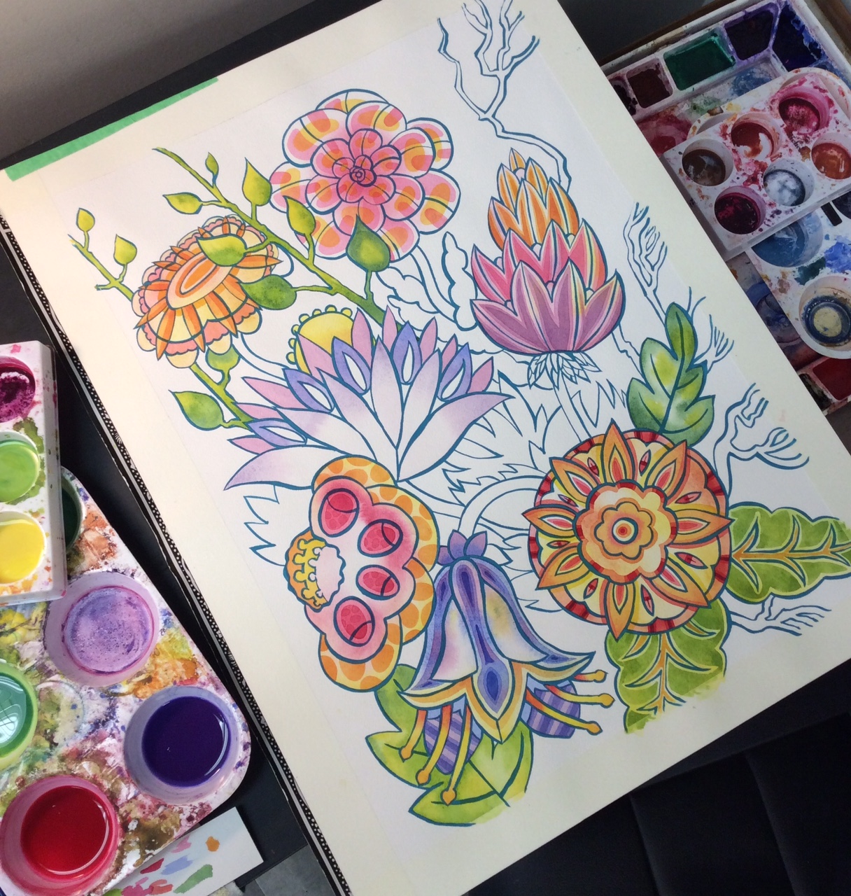 Blog #7 Artistic Inklings - Susan Little Watercolour & Acrylic Paintings