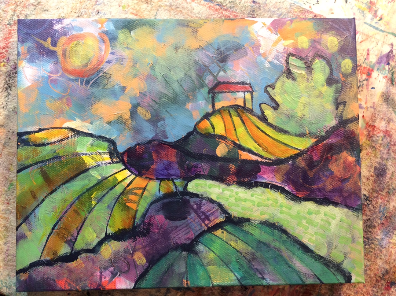 Blog #24 Fun On The Farm - Susan Little Watercolour & Acrylic Paintings