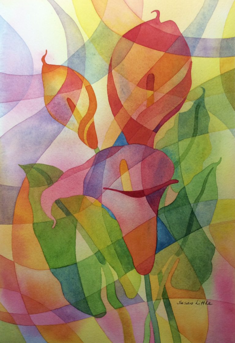 Blog #27 Floral Fun - Susan Little Watercolour & Acrylic Paintings